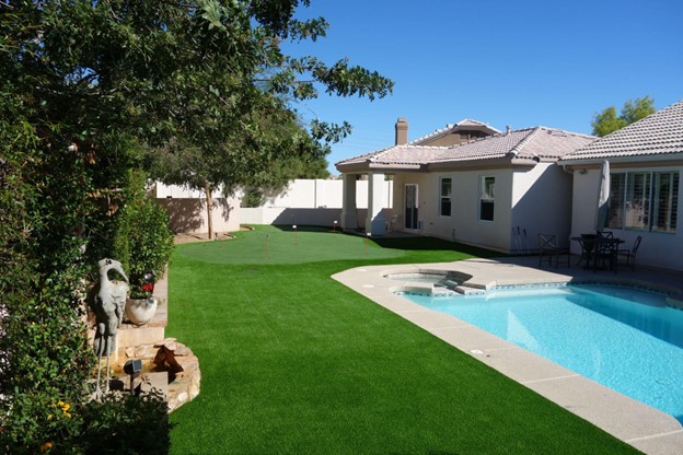 Installing Artificial Grass Around Pools in Sarasota, FL | Dance Floor ...